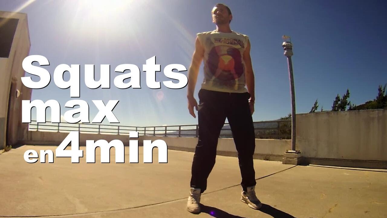 Combien de Squats en 4min ? – Challenge Débutant